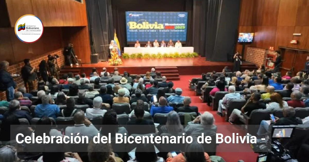 Celebración del Bicentenario de Bolivia